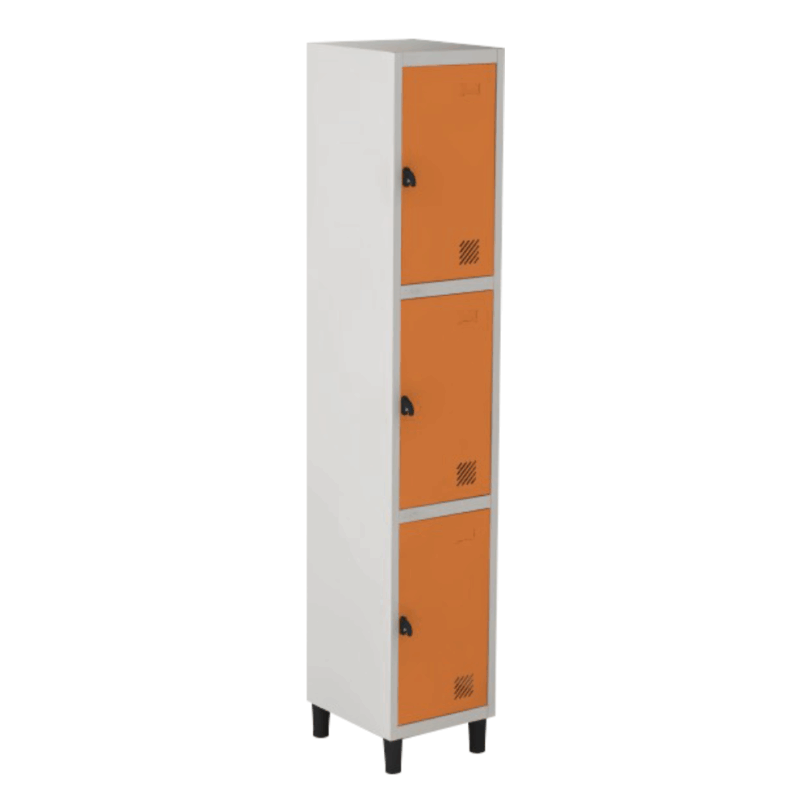 Locker em aço com 3 portas - Galmaq
